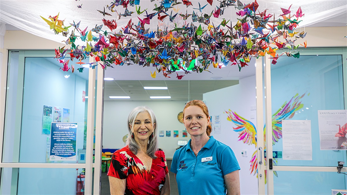 Libraries Celebrate International Peace Day with 1,000 Cranes | Our ...